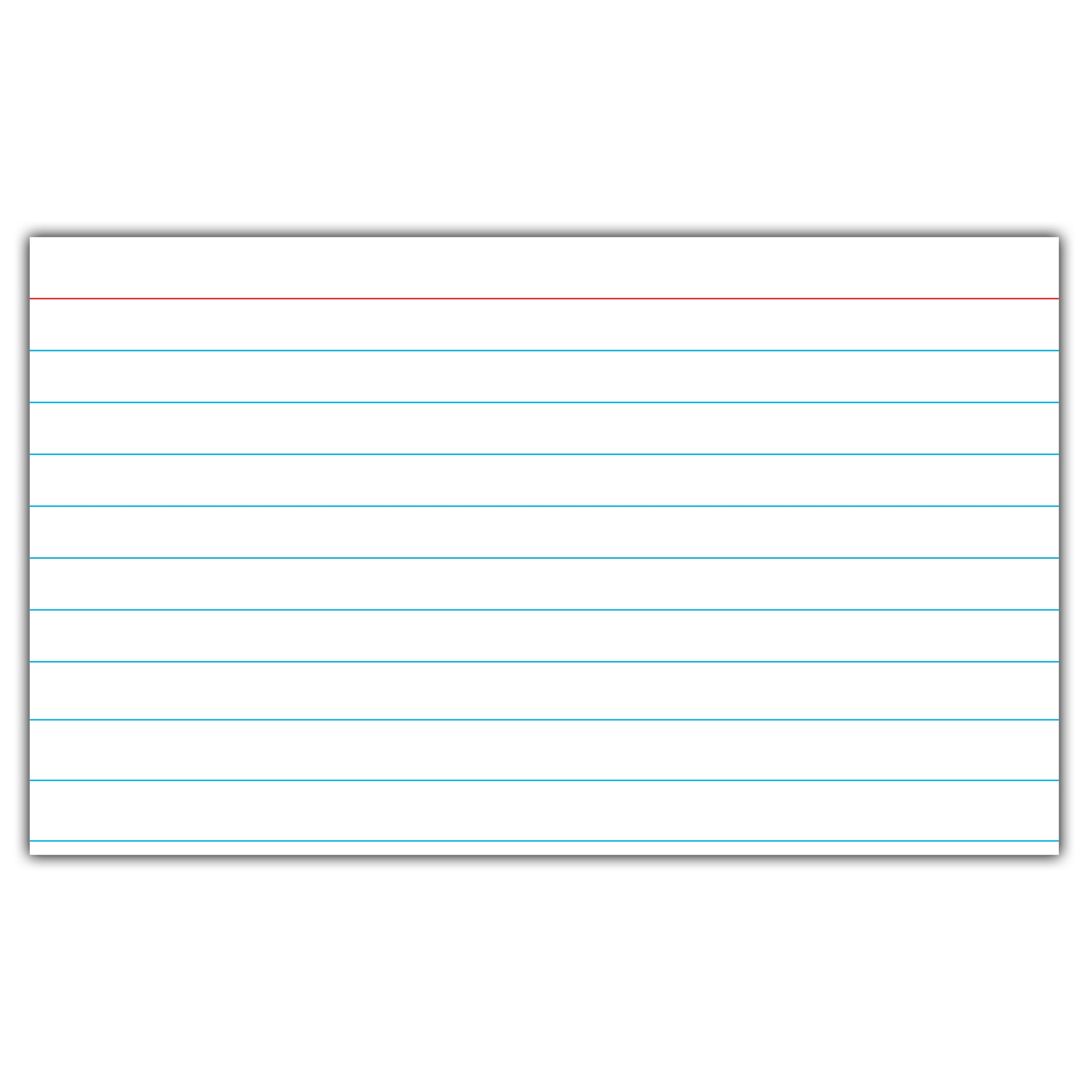 3" x 5" Index Cards, White, 100/PK, (48 Packs) – Centurybusinesssolutions