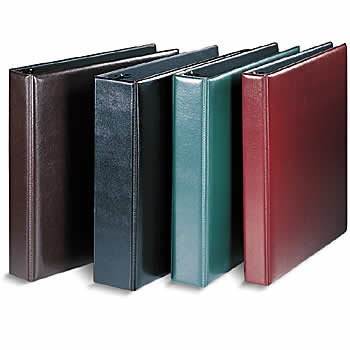 EXECUTIVE PADDED 3 RING BINDER, 1INO-RING - HUNTER ...