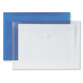 SNAP PORTFOLIO POLY ENVELOPES, LETTER - BLUE (12/P ...